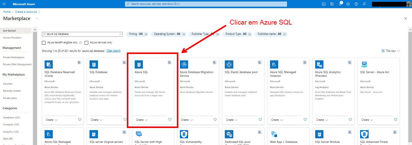 2 Provisionando Azure Sql Projeto Bi Zero To Dw 